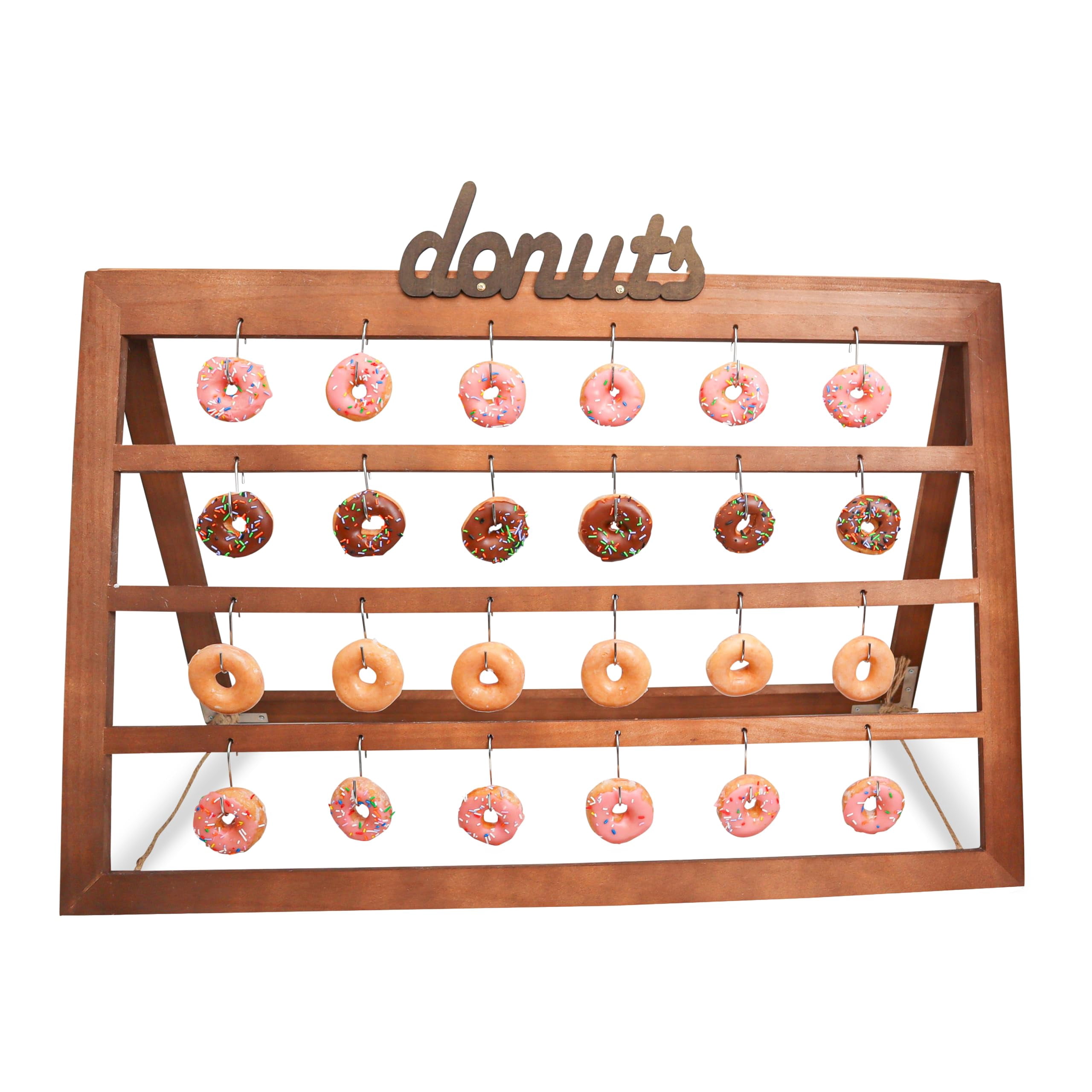 Premium Innovations Donut Wall Display Stand Rustic Décor Great for ...