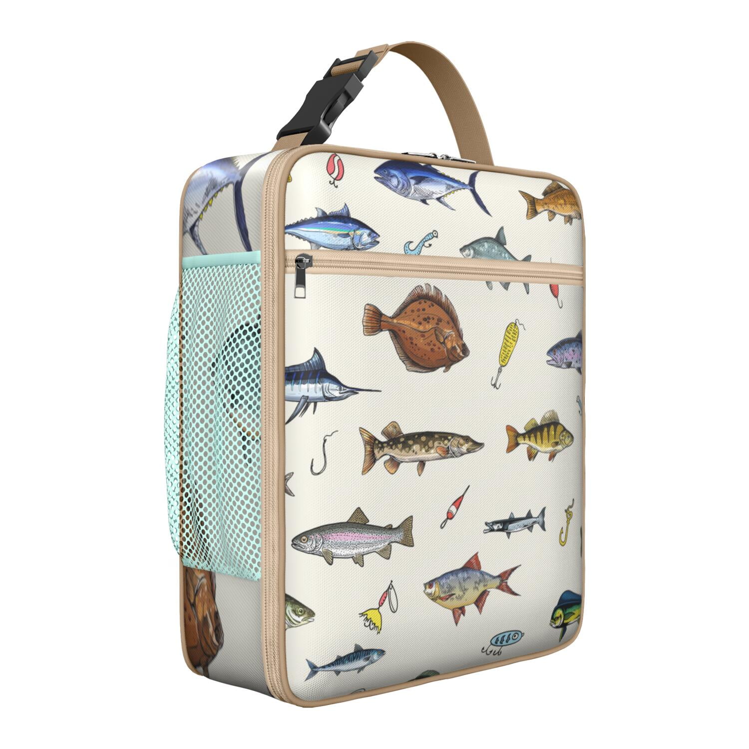 Premium Insulated Fish Lunch Box for Men & - Reusable Lunch Bag with ...