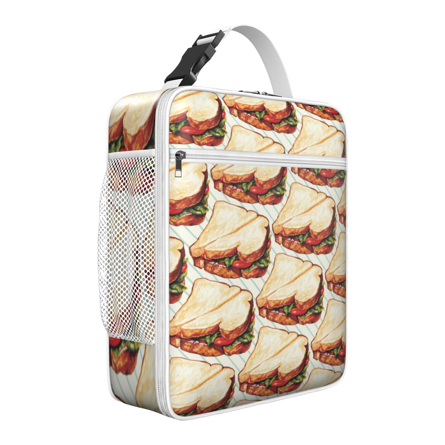 Premium Insulated Hamburger Lunch Box for Men & - Reusable Lunch Bag ...