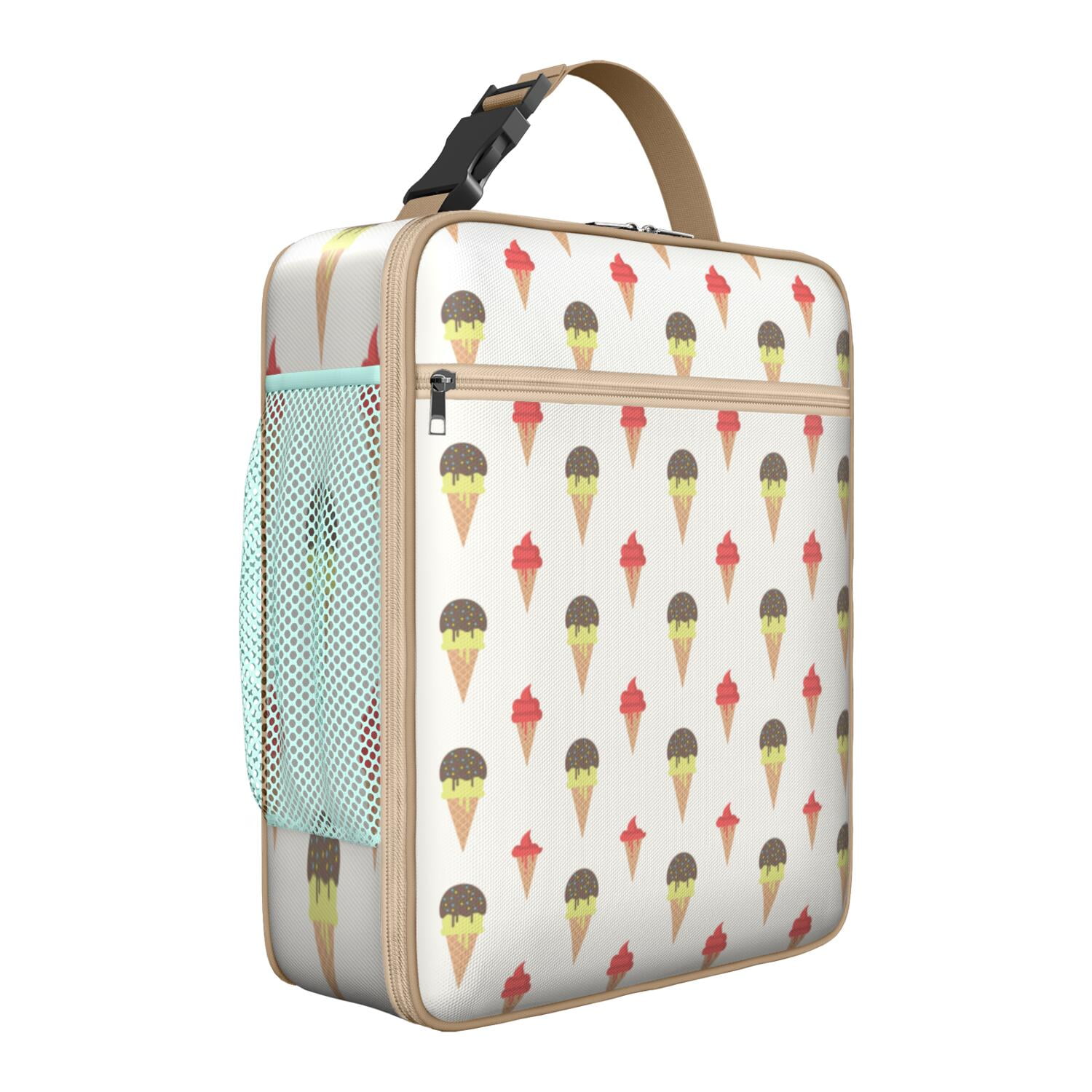 Premium Insulated Ice Cream Lunch Box for Men & - Reusable Lunch Bag ...