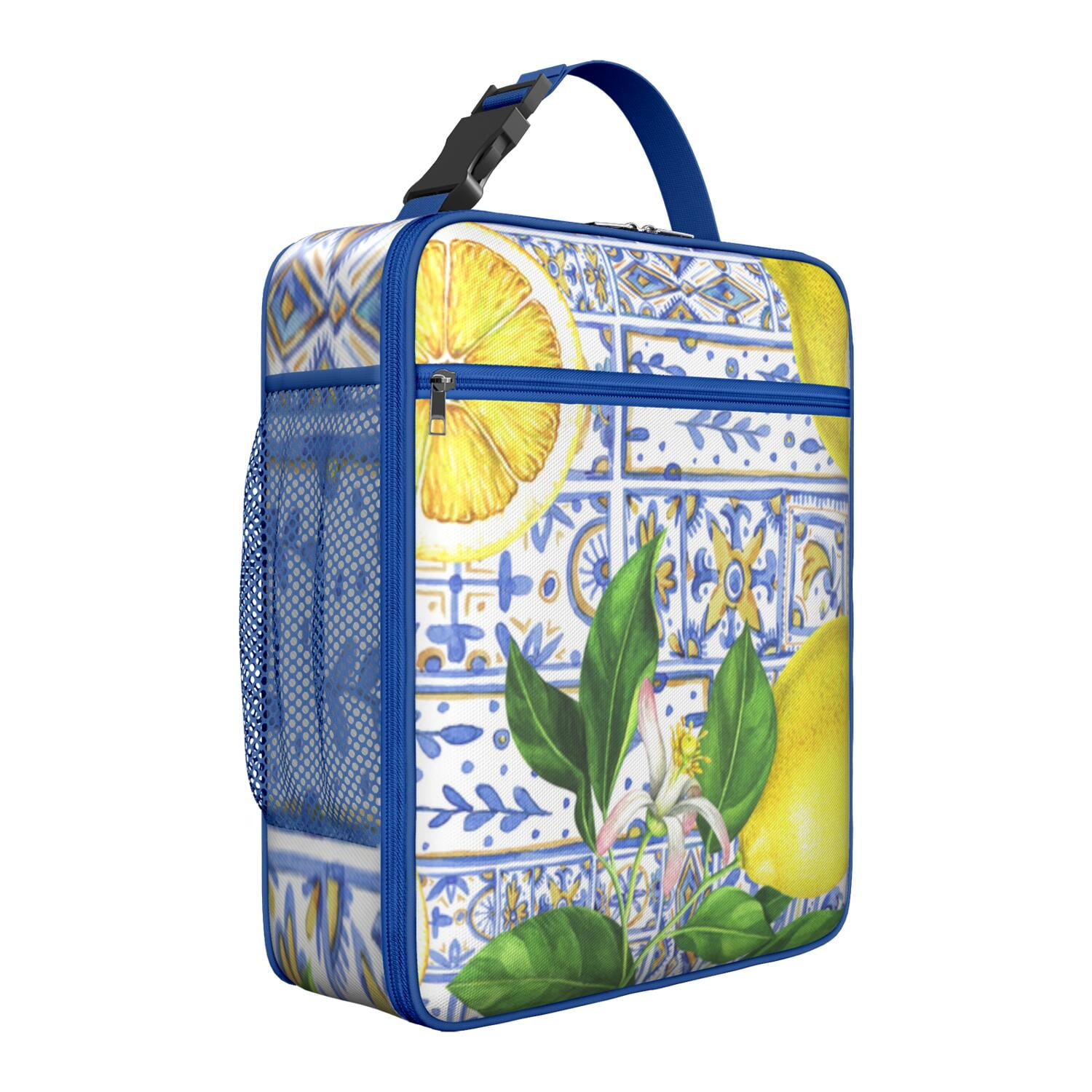 Premium Insulated Lemon Lunch Box for Men & - Reusable Lunch Bag with ...