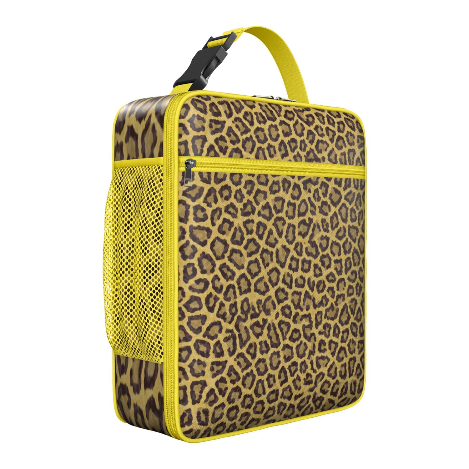 Premium Insulated Leopard Lunch Box for Men & - Reusable Lunch Bag with ...