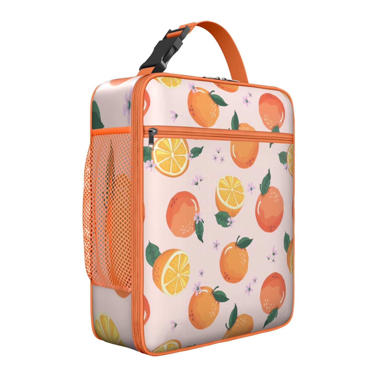 Premium Insulated Orange Lunch Box for Men & - Reusable Lunch Bag with ...