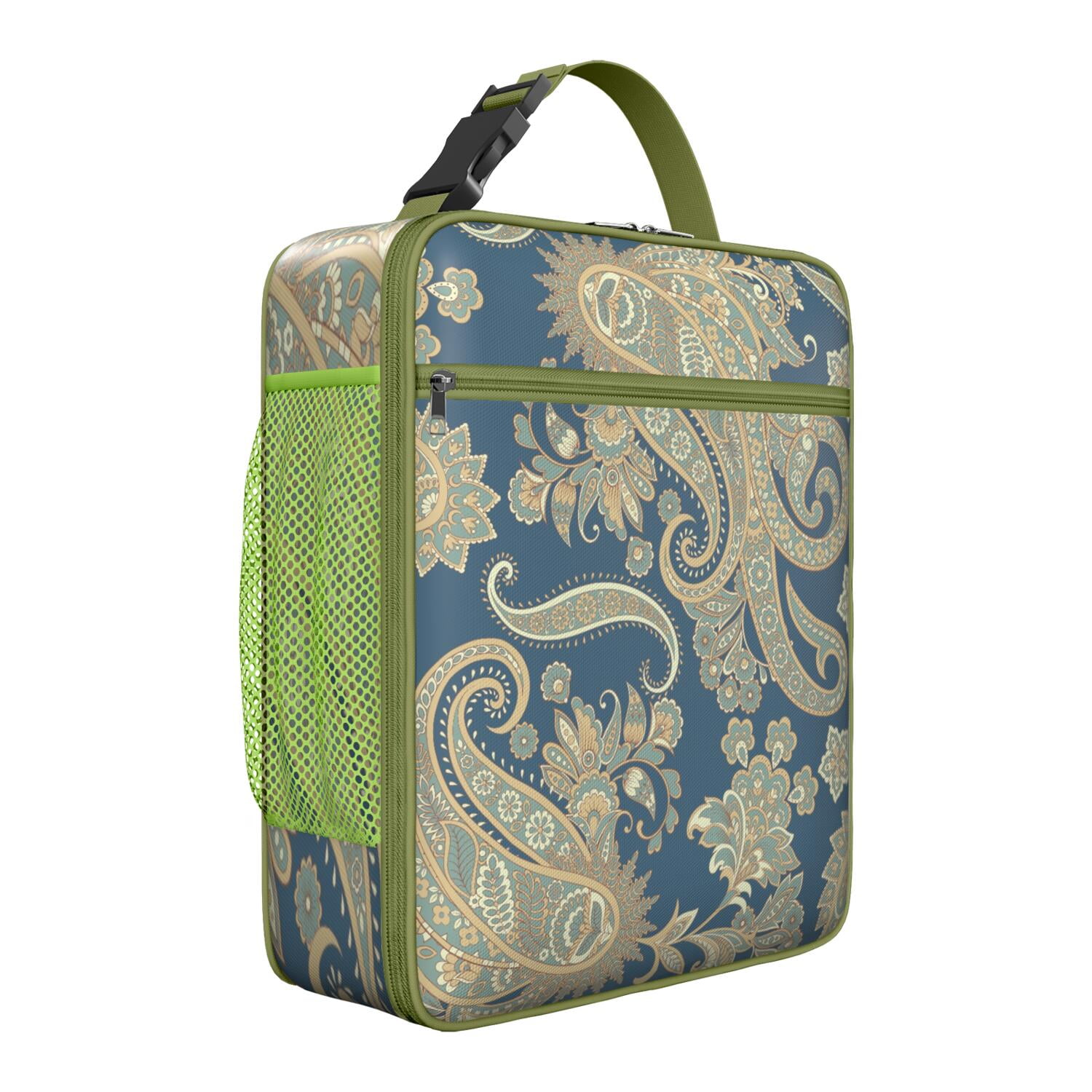 Premium Insulated Paisley Lunch Box for Men & - Reusable Lunch Bag with ...