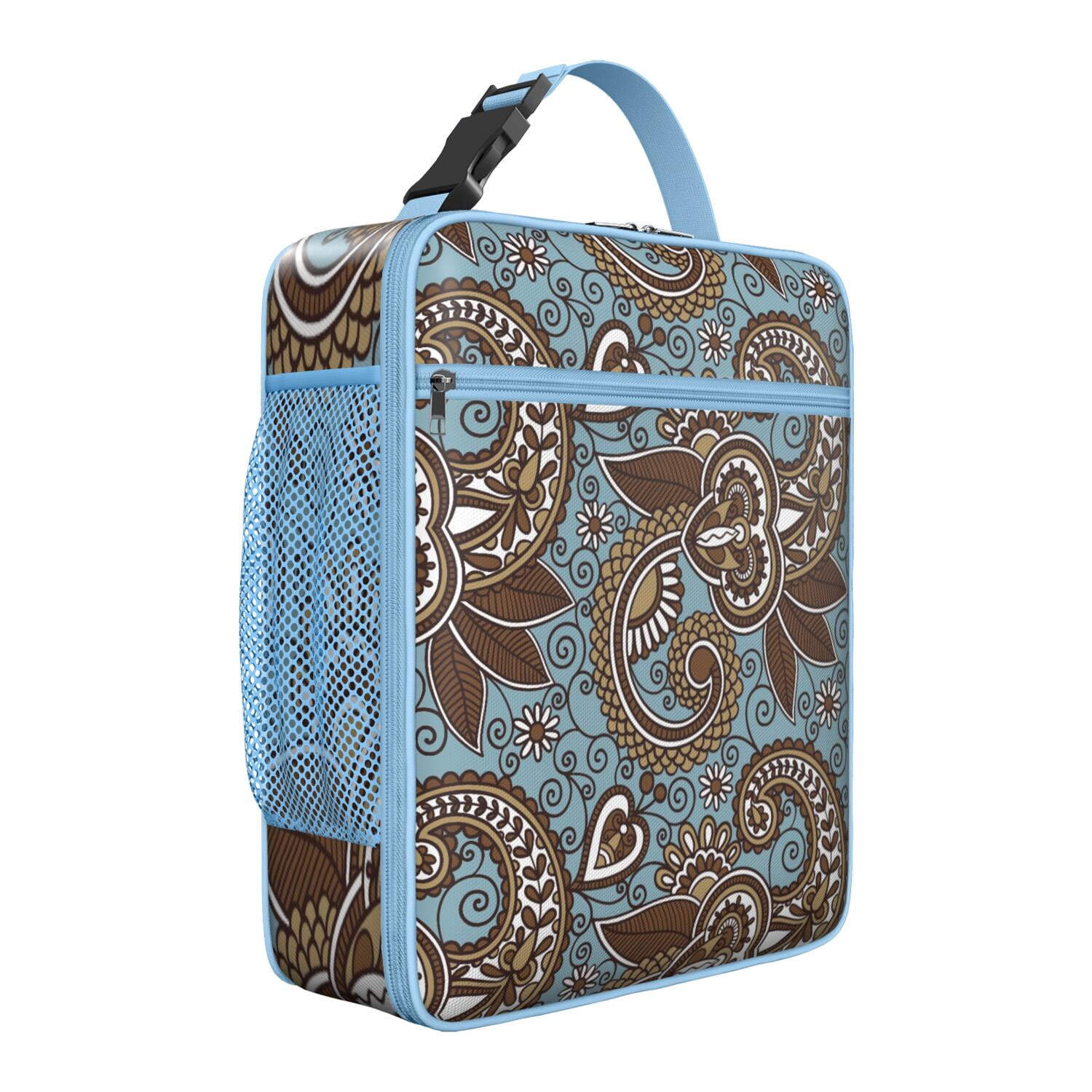 Premium Insulated Paisley Lunch Box for Men & - Reusable Lunch Bag with ...