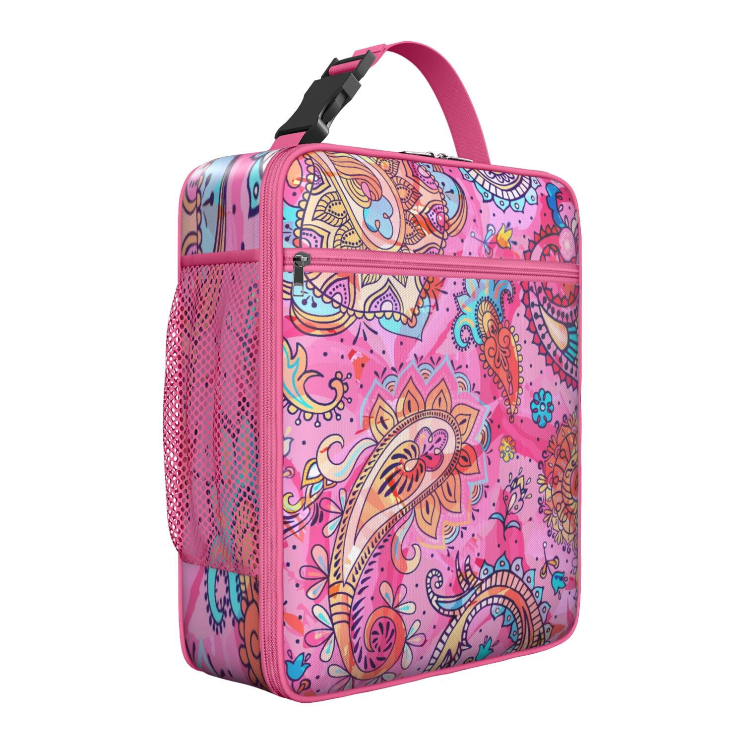 Premium Insulated Paisley Lunch Box for Men & - Reusable Lunch Bag with ...