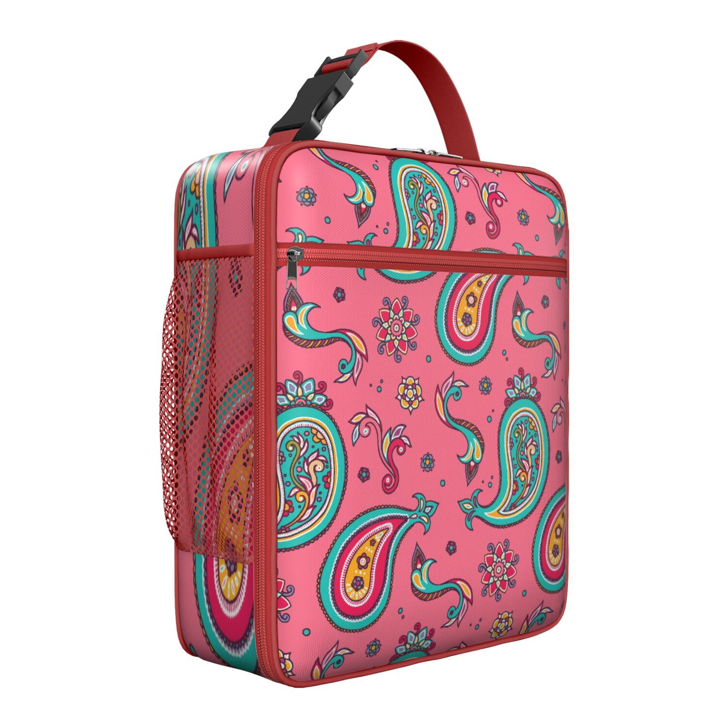 Premium Insulated Paisley Lunch Box for Men & - Reusable Lunch Bag with ...