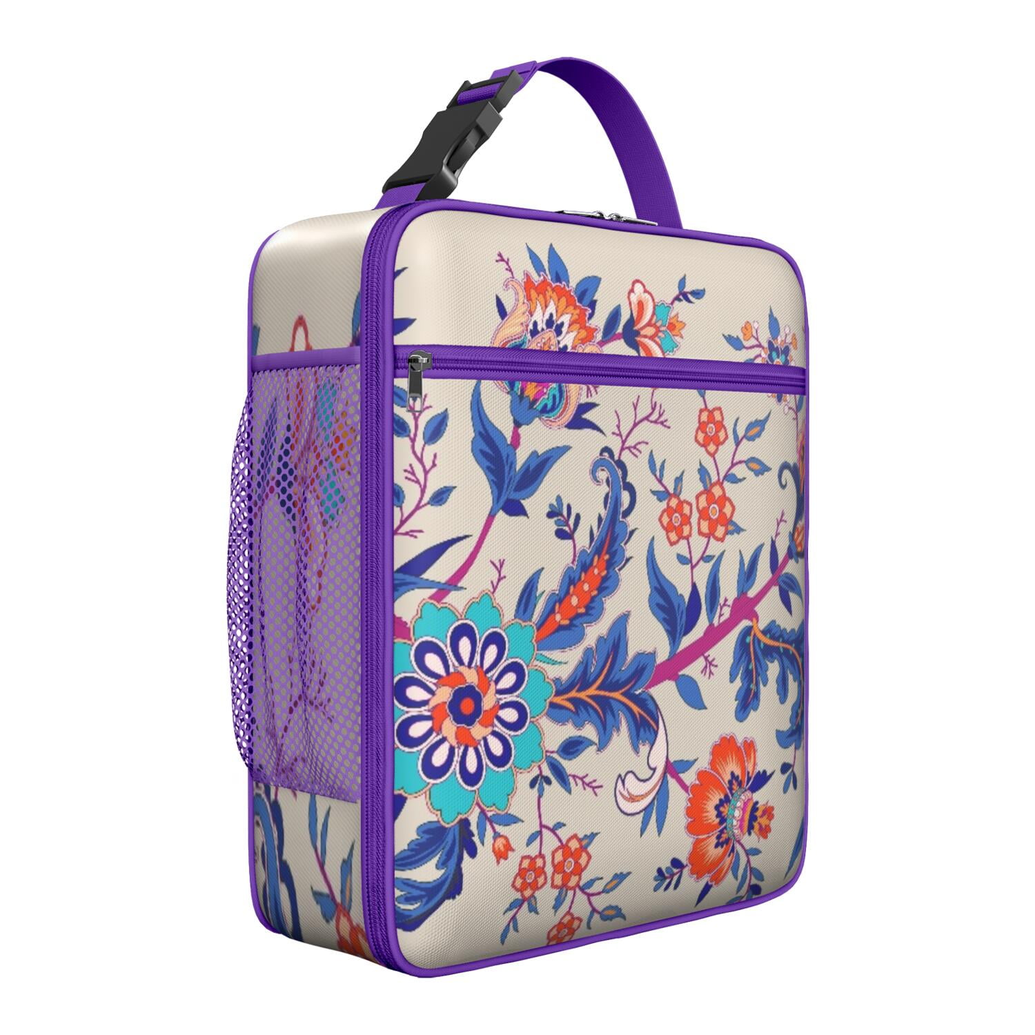 Premium Insulated Paisley Lunch Box for Men & - Reusable Lunch Bag with ...