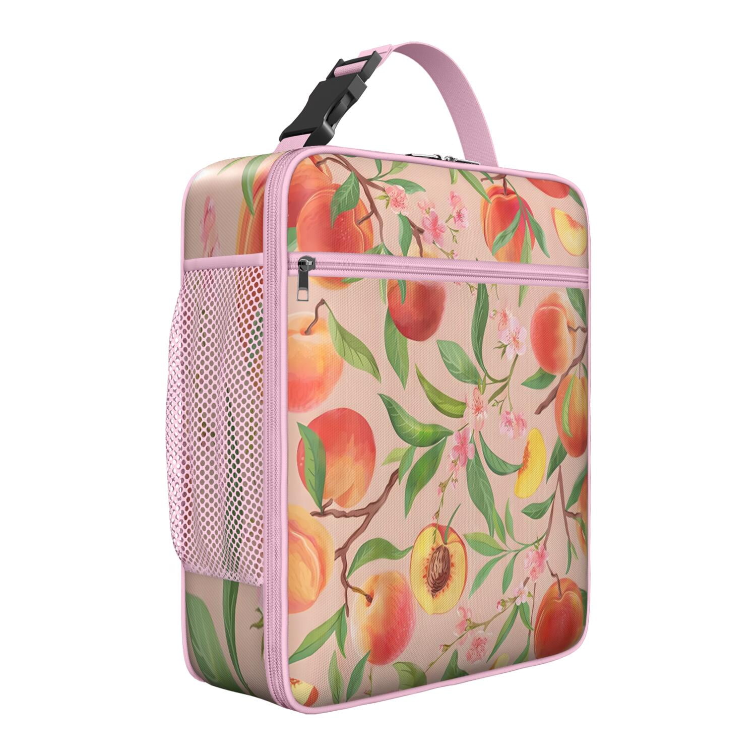 Premium Insulated Peach Lunch Box for Men & - Reusable Lunch Bag with ...