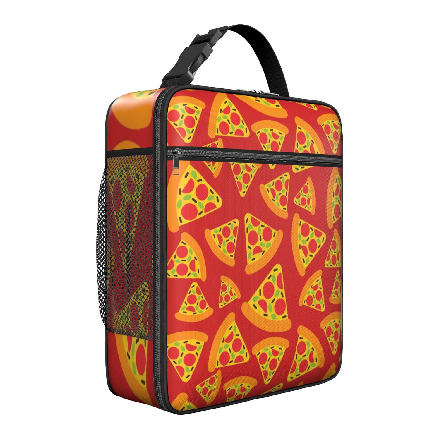 Premium Insulated Pizza Lunch Box for Men & - Reusable Lunch Bag with ...