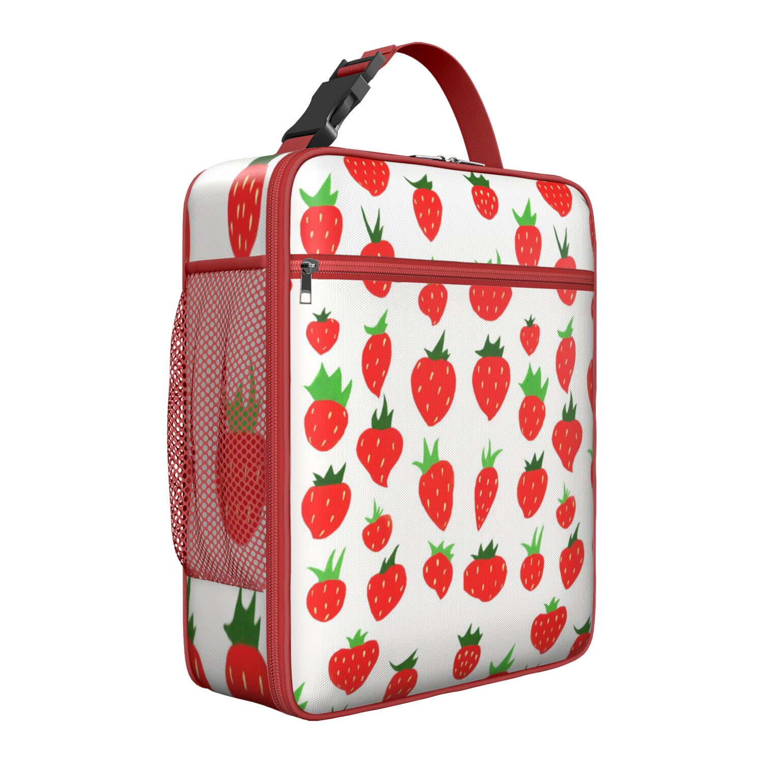 Premium Insulated Strawberry Lunch Box for Men & - Reusable Lunch Bag with,Hour Temperature ...