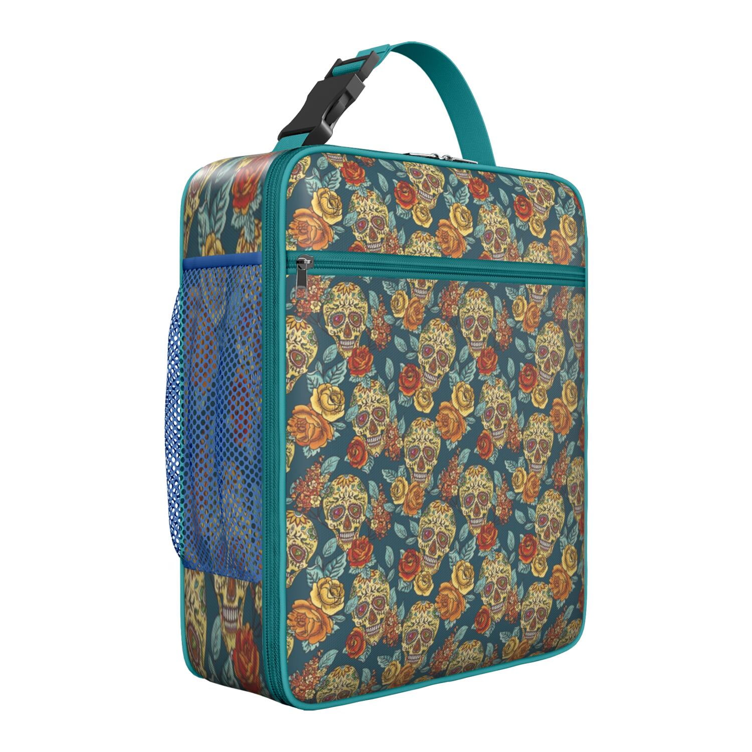 Premium Insulated skull Lunch Box for Men & - Reusable Lunch Bag with ...