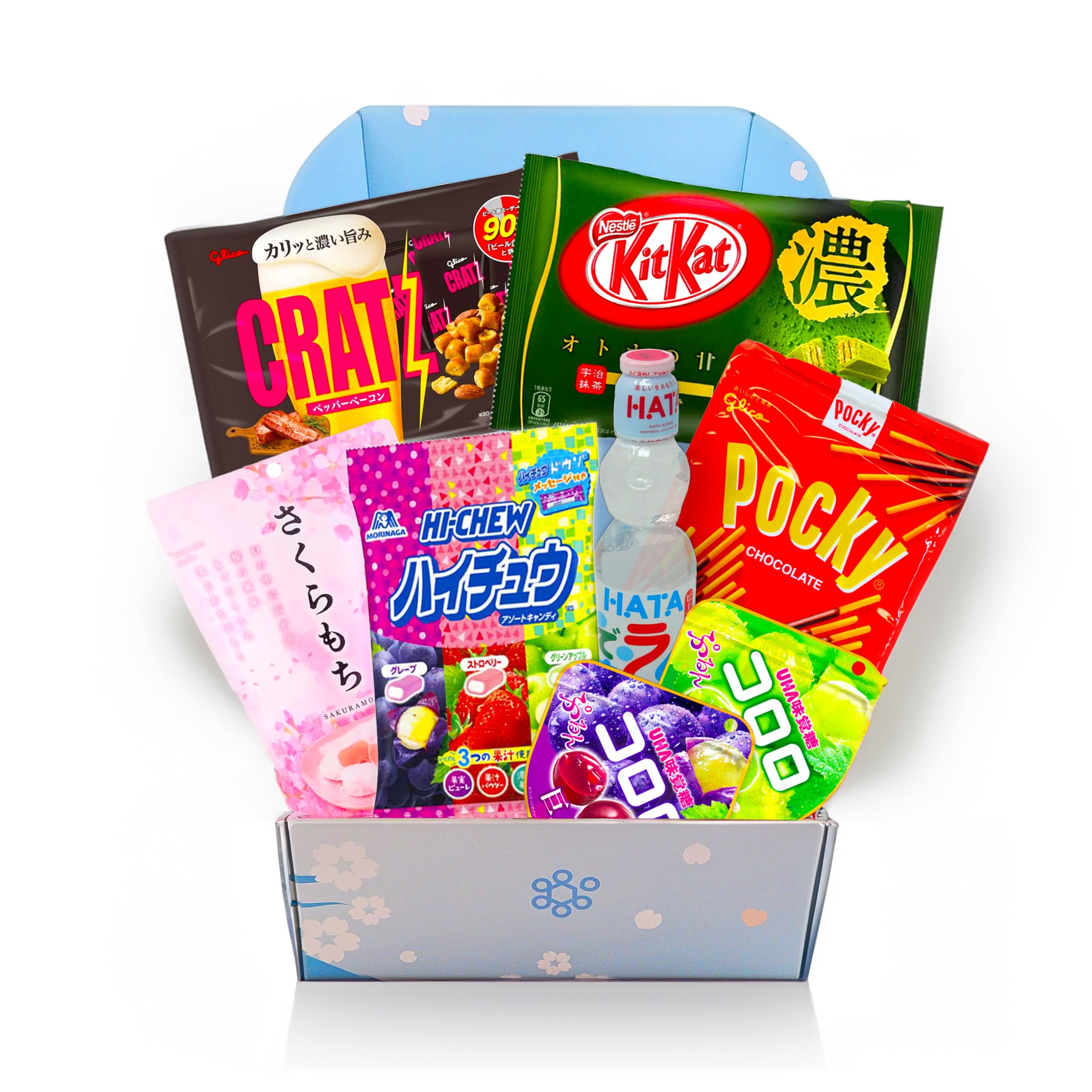 Premium Japanese Candy, Snack IEF31 & Drink Bundle, 8 Pieces - Matcha ...
