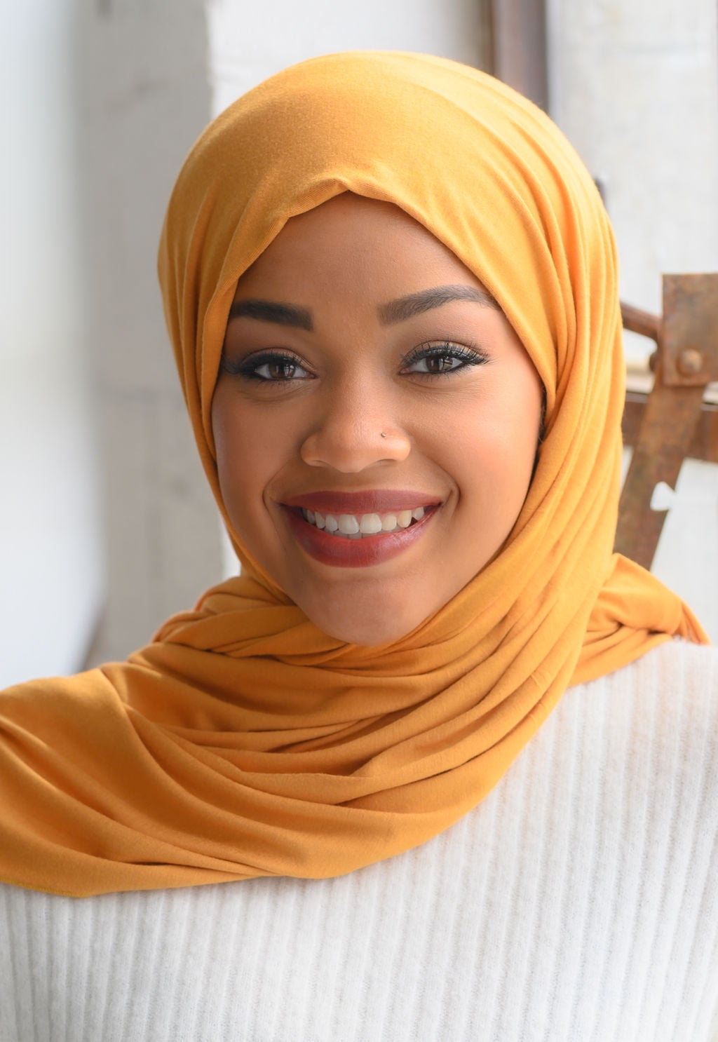 Premium Jersey Hijab - Mustard - Walmart.com