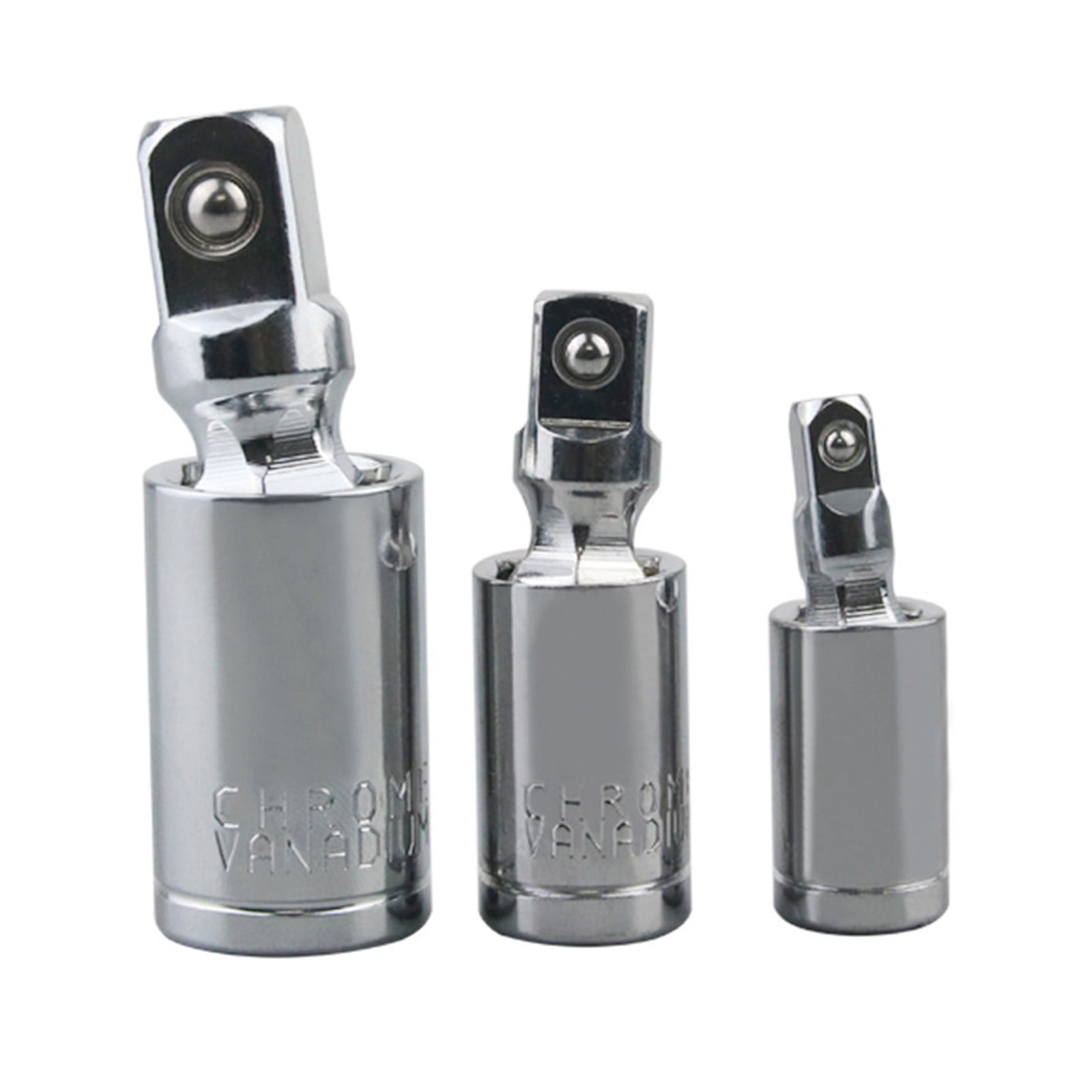 Premium Joint Socket Set - 3PCS, 14 38 12 Drive, Swivel Socket ...