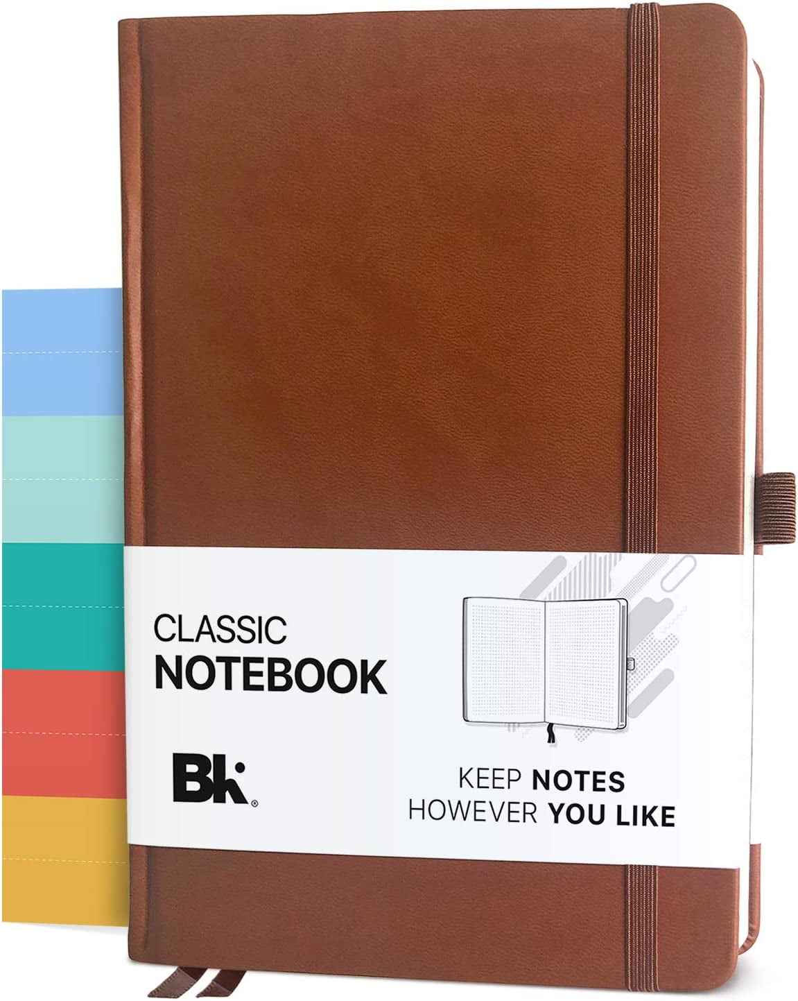 Premium Journal/Composition Notebook with 5 Subject Divider Stickers ...