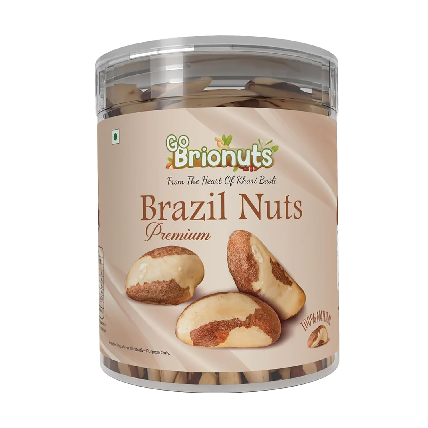 Premium Jumbo Brazil Nuts By Go Brionuts 250gm, | High In Selenium ...