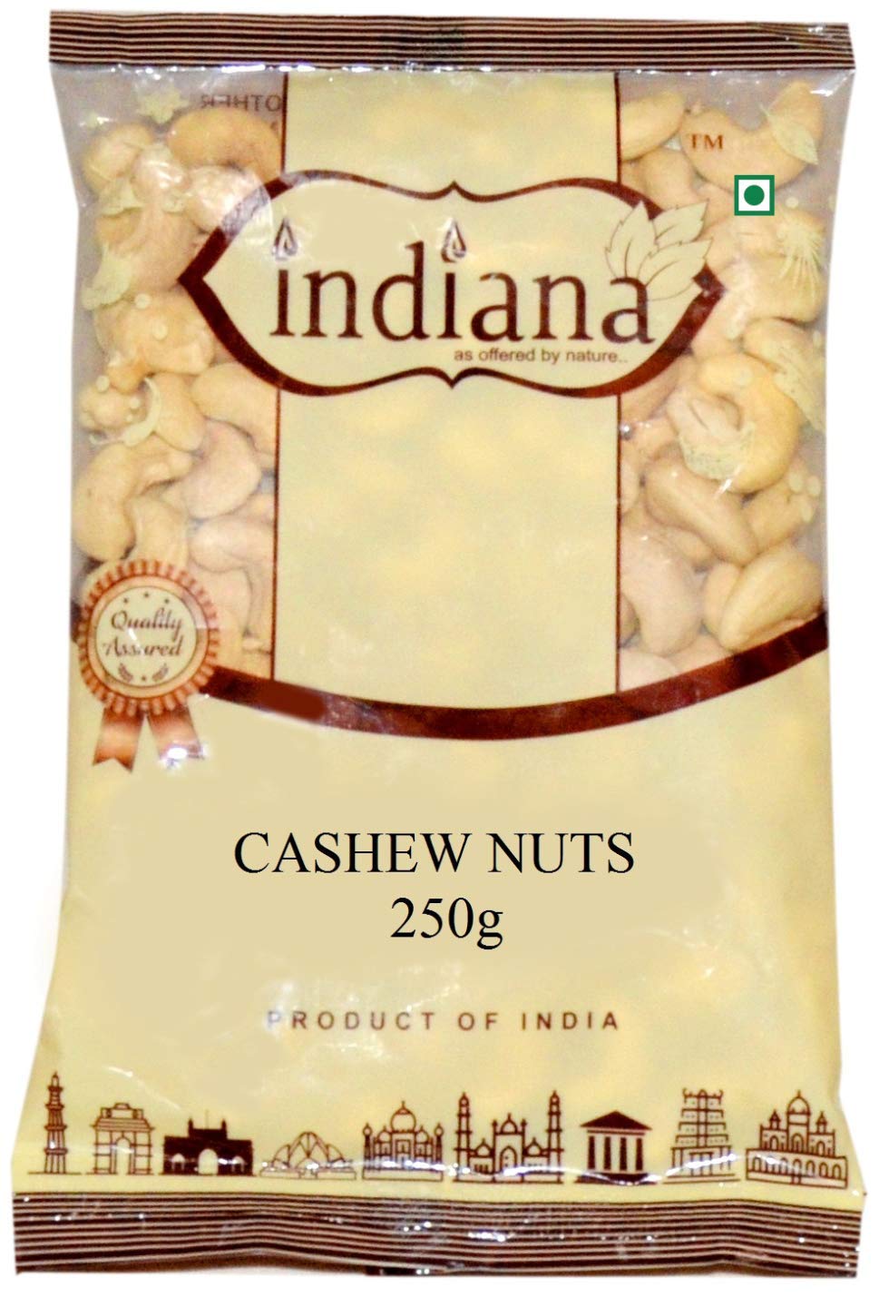 Premium Jumbo Size Cashew Nuts By Indiana 250gm, 8.8 Ounce | Heart ...