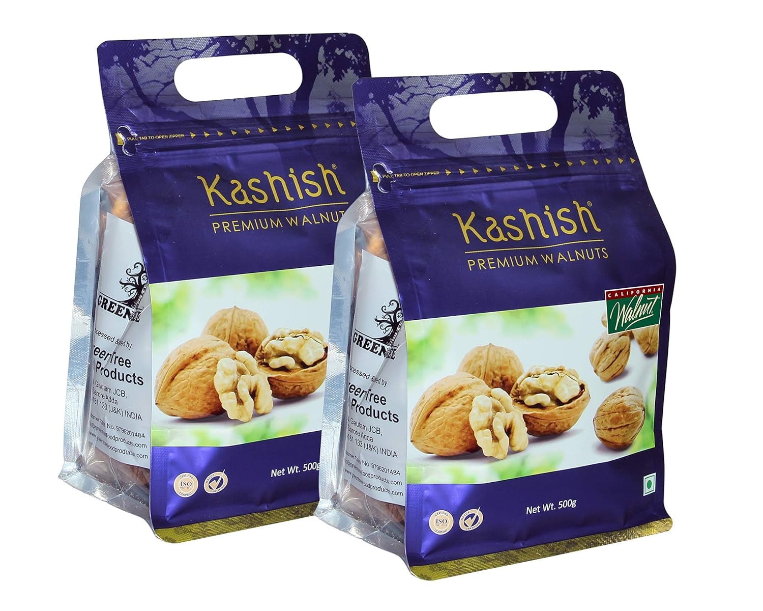 Premium Kashish California Jumbo Walnuts With Shell By Green Tree 1kg ...