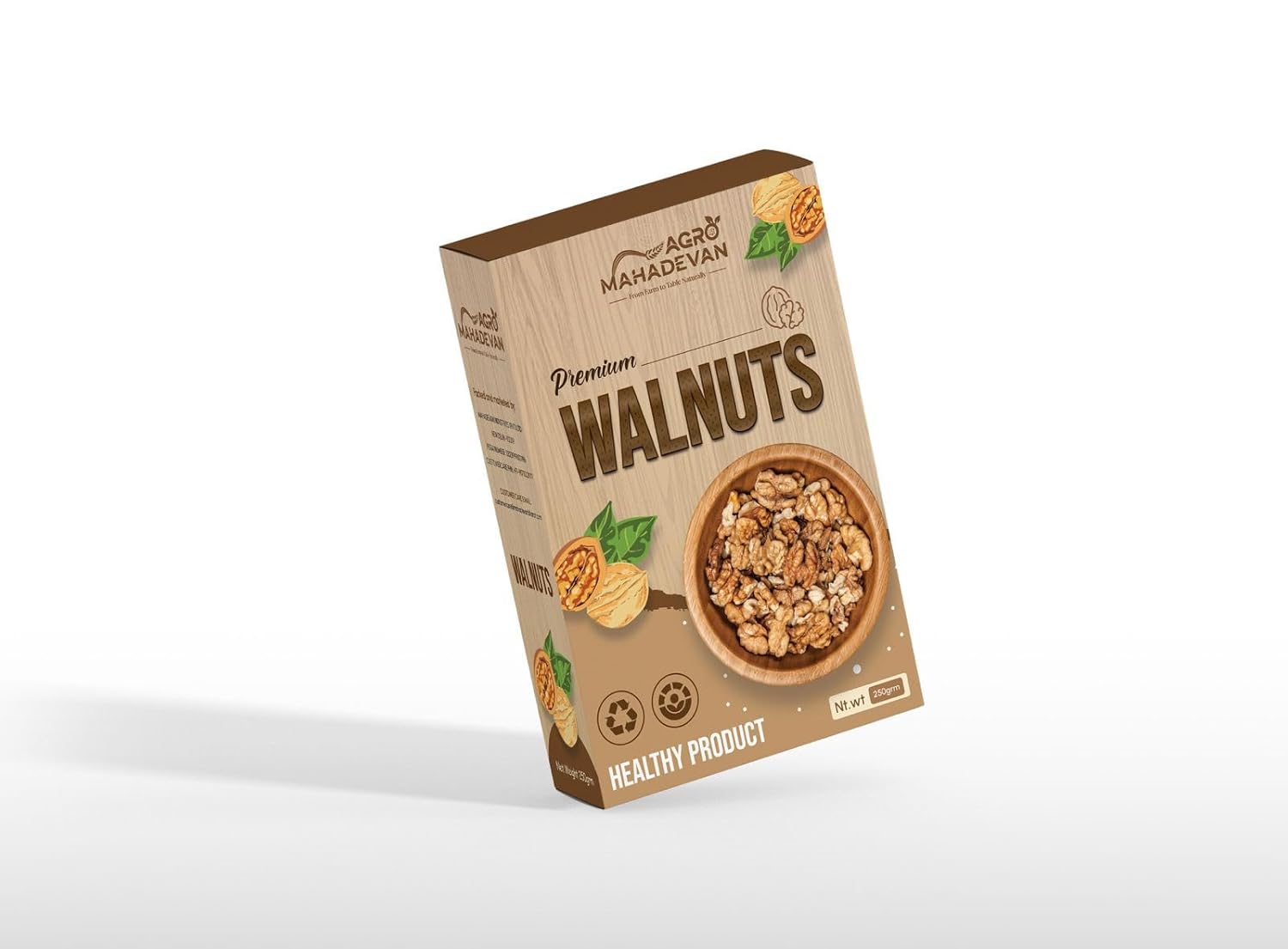 Premium Kashmiri Walnuts Kernels By Mahadevan Agro 250gm, | Nutritious ...