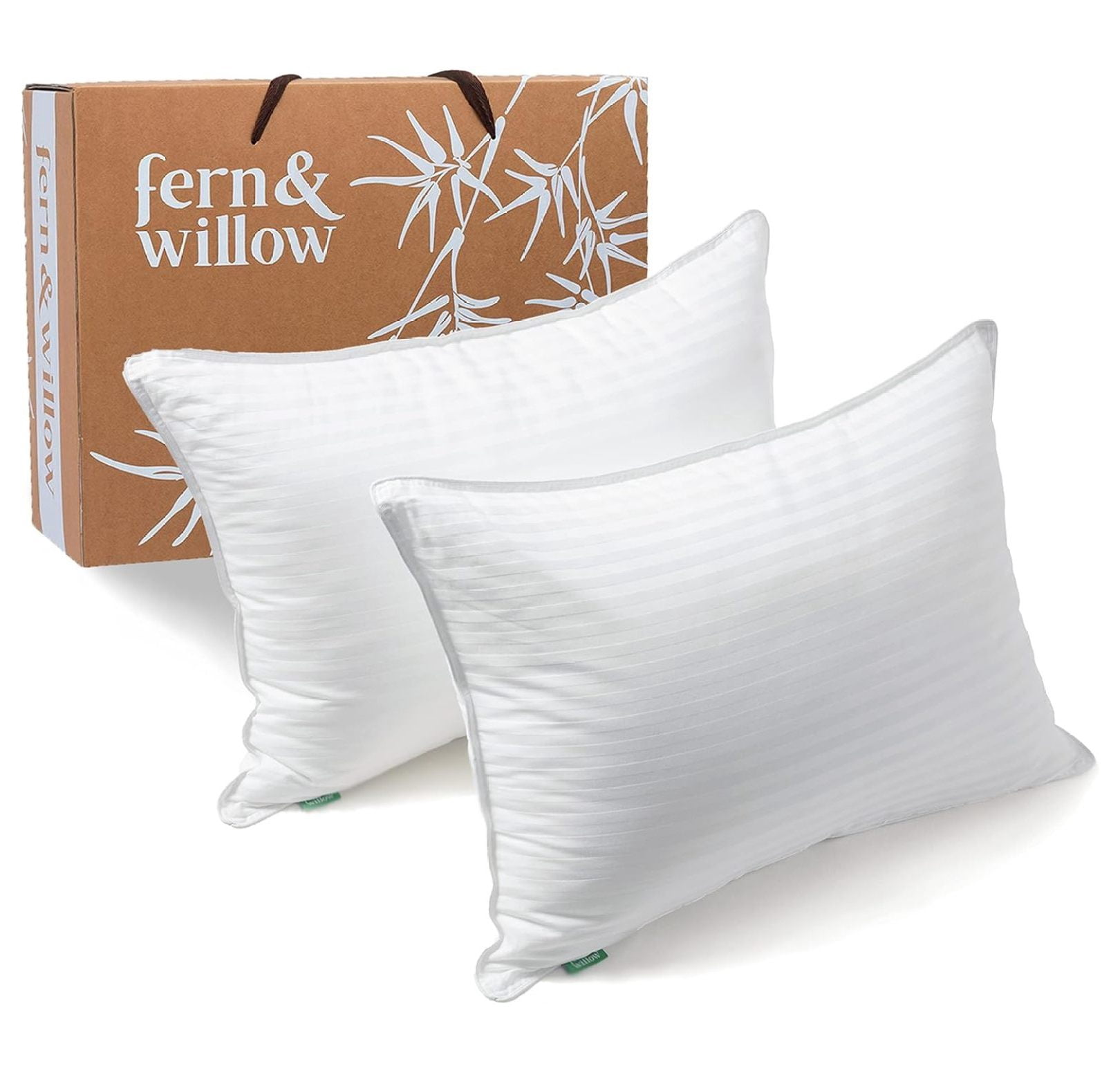 Premium King Size Bed Pillows - Set of 2, 20"x36", Cooling Hotel ...
