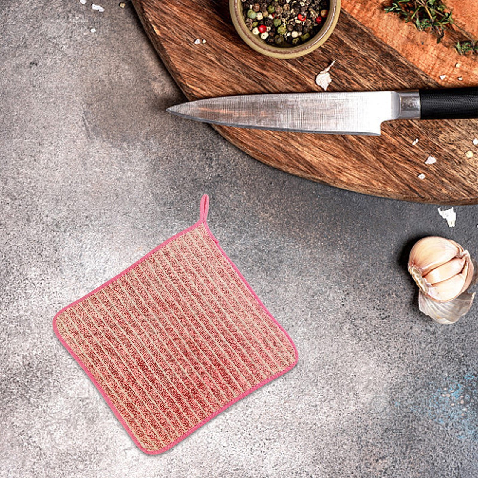 Premium Kitchen Cleaning Cloths Non-Stick Lint-Free Wiping Towels ...