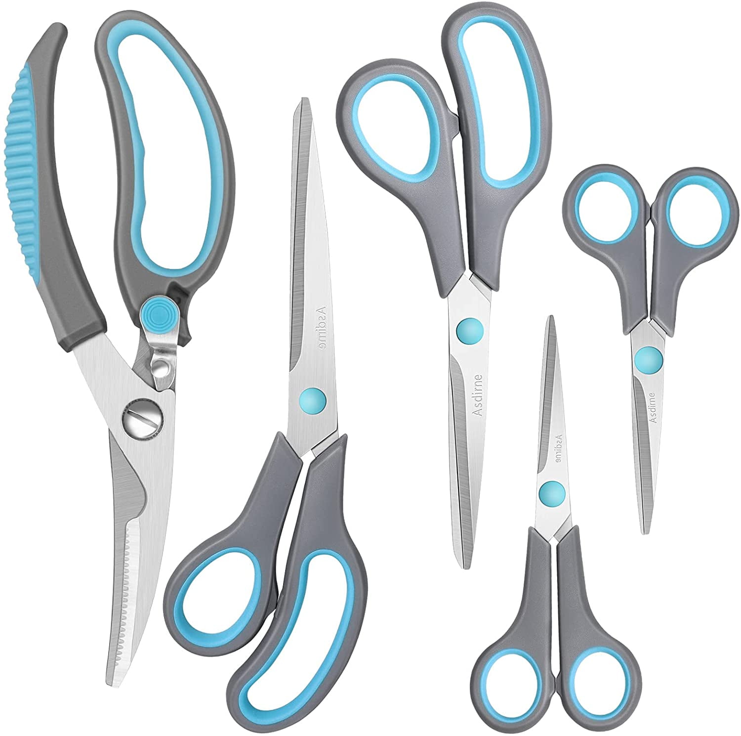 Premium Kitchen Scissors Set, Kitchen Shears, Food-Grade Stainless ...