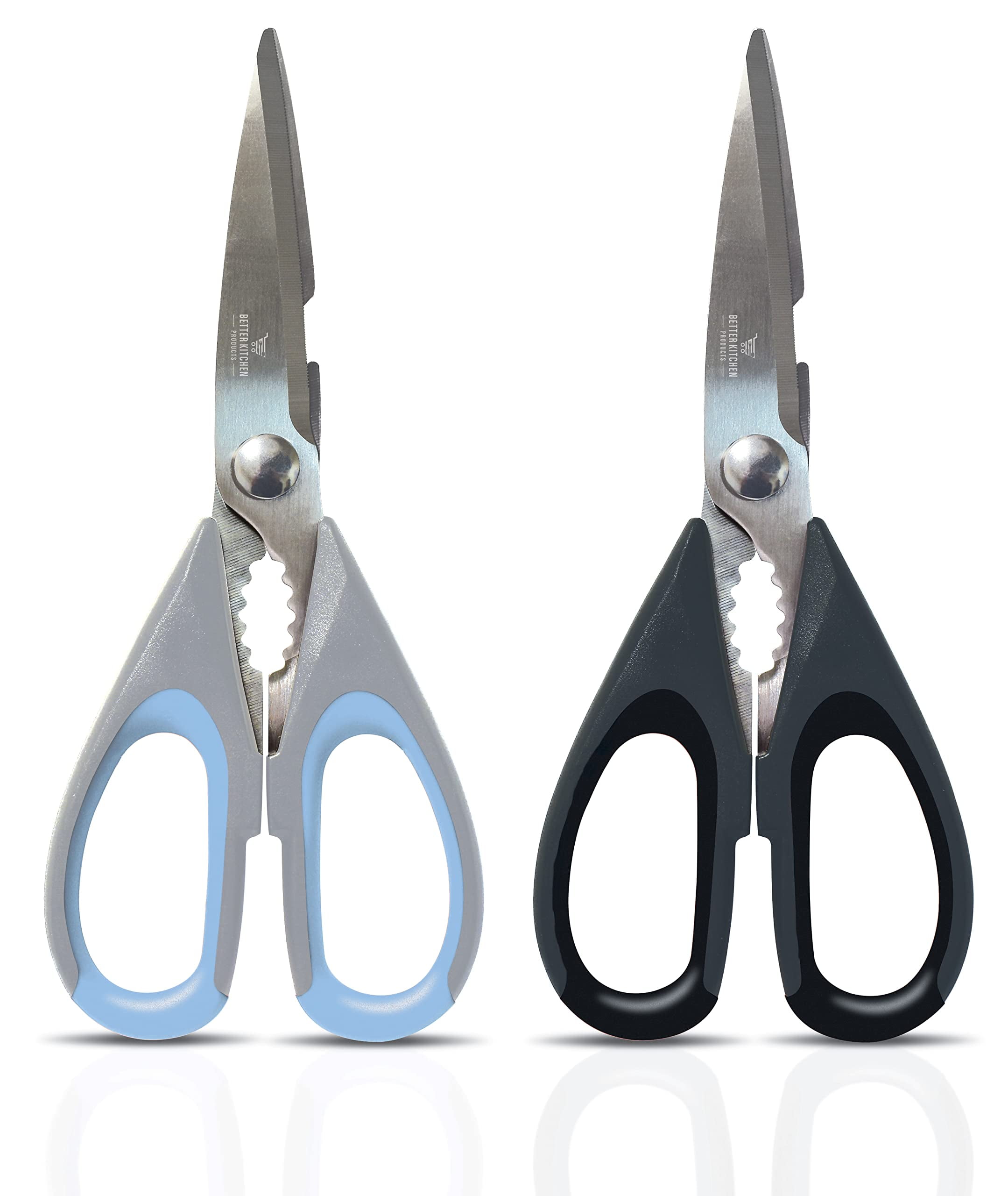 Better Kitchen Products Premium Shears, 8.5", Stainless Steel, Heavy ...