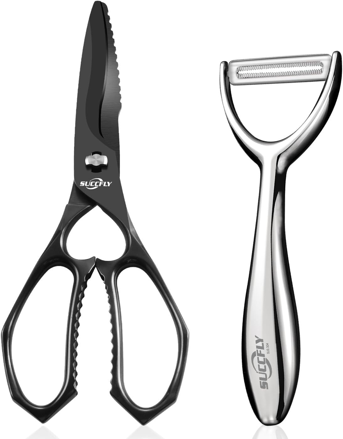 Premium Kitchen Tool Kit, Heavy Duty Detachable Kitchen Scissors + Y ...