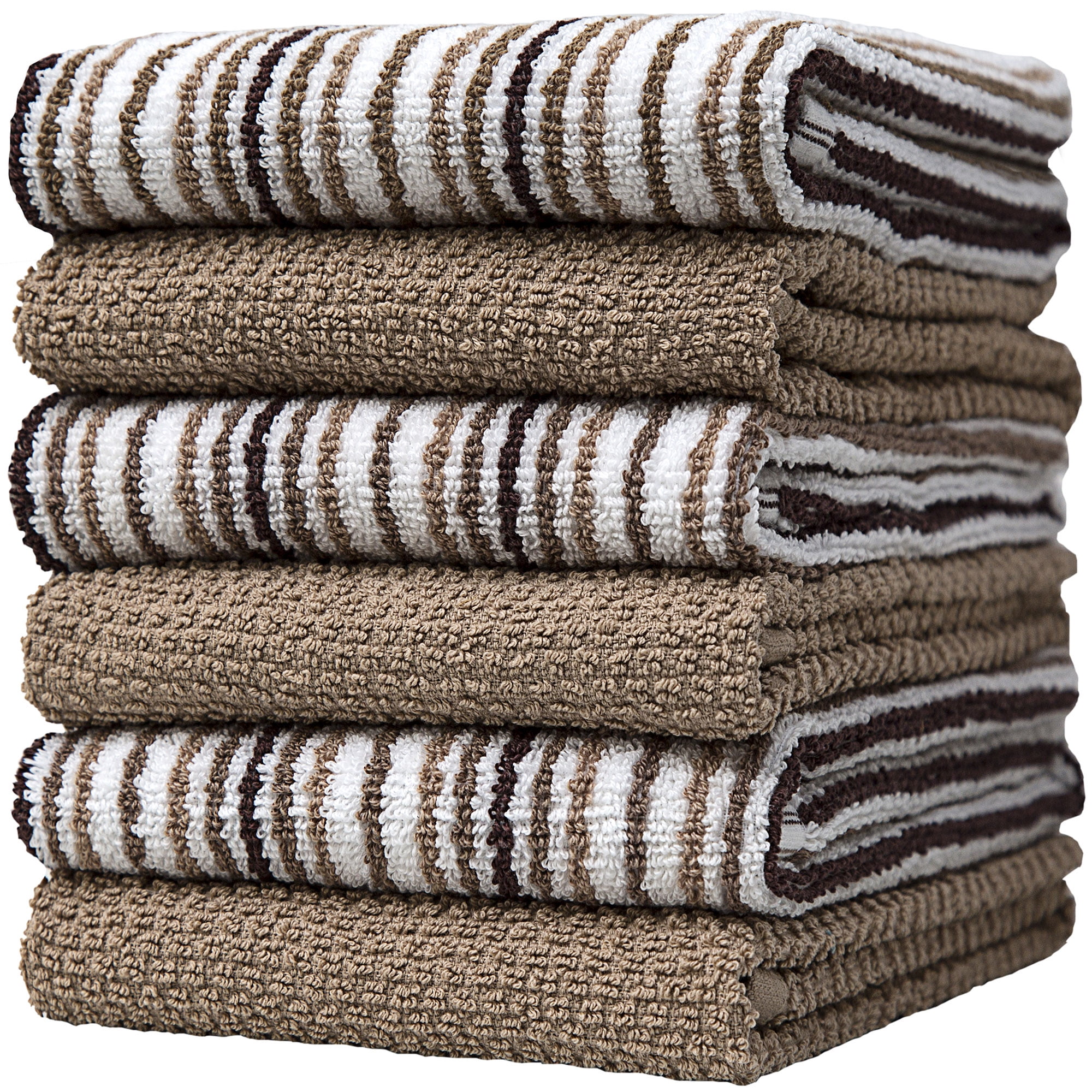 Premium Kitchen Towels (16”x 26”, 6 Pack) – Large Cotton Kitchen Hand ...