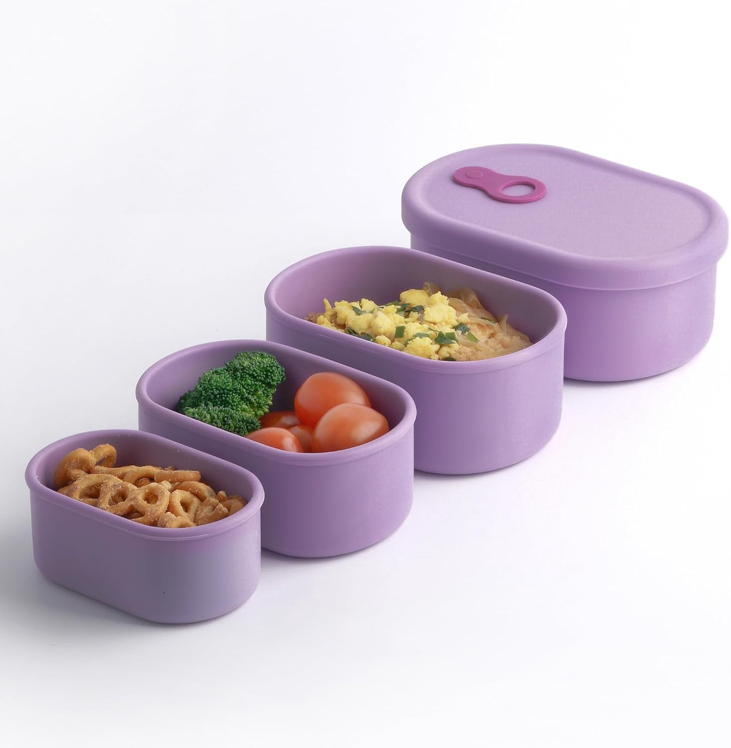 Premium Korean-Made Silicone Airtight Food Container with Steam Vent ...