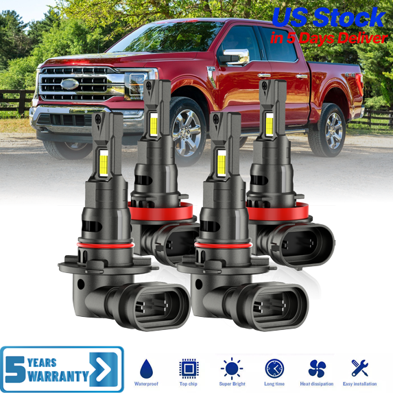 Premium LED Upgrade Kit - H11 9005 LED Headlight Kit - Compatible with ...