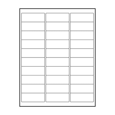 3 x 2 Rectangle Labels - Inkjet/Laser Printer - Online Labels (10 Sheet ...