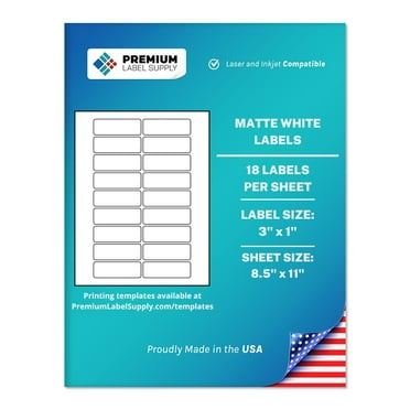 12 Packs: 240 ct. (2,880 total) Gold Border Printable Address Label ...