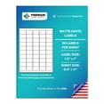 Premium Label Supply, White Sticker Labels, 1.5" x 1", 1250 Labels ...