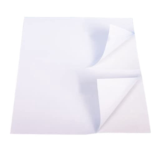 Premium Label Supply White Sticker Half Sheet Labels – 8.5" x 5.5 ...