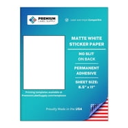 "RyhamPaper 50 Waterproof Sticky Shipping Labels, LaserJet & Ink, 5.5 ...