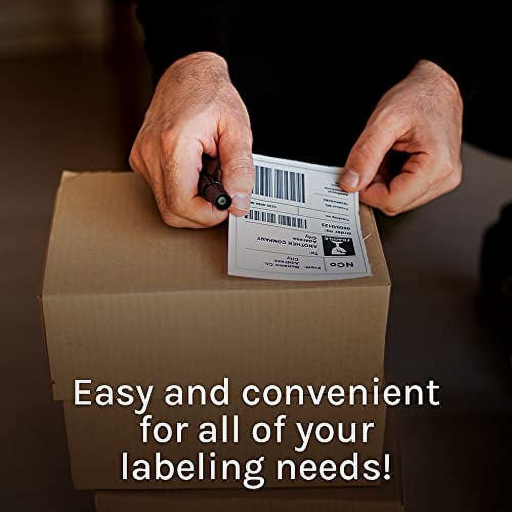 Premium Label Supply White Sticker Shipping Labels – 4" x 5" – Laser ...
