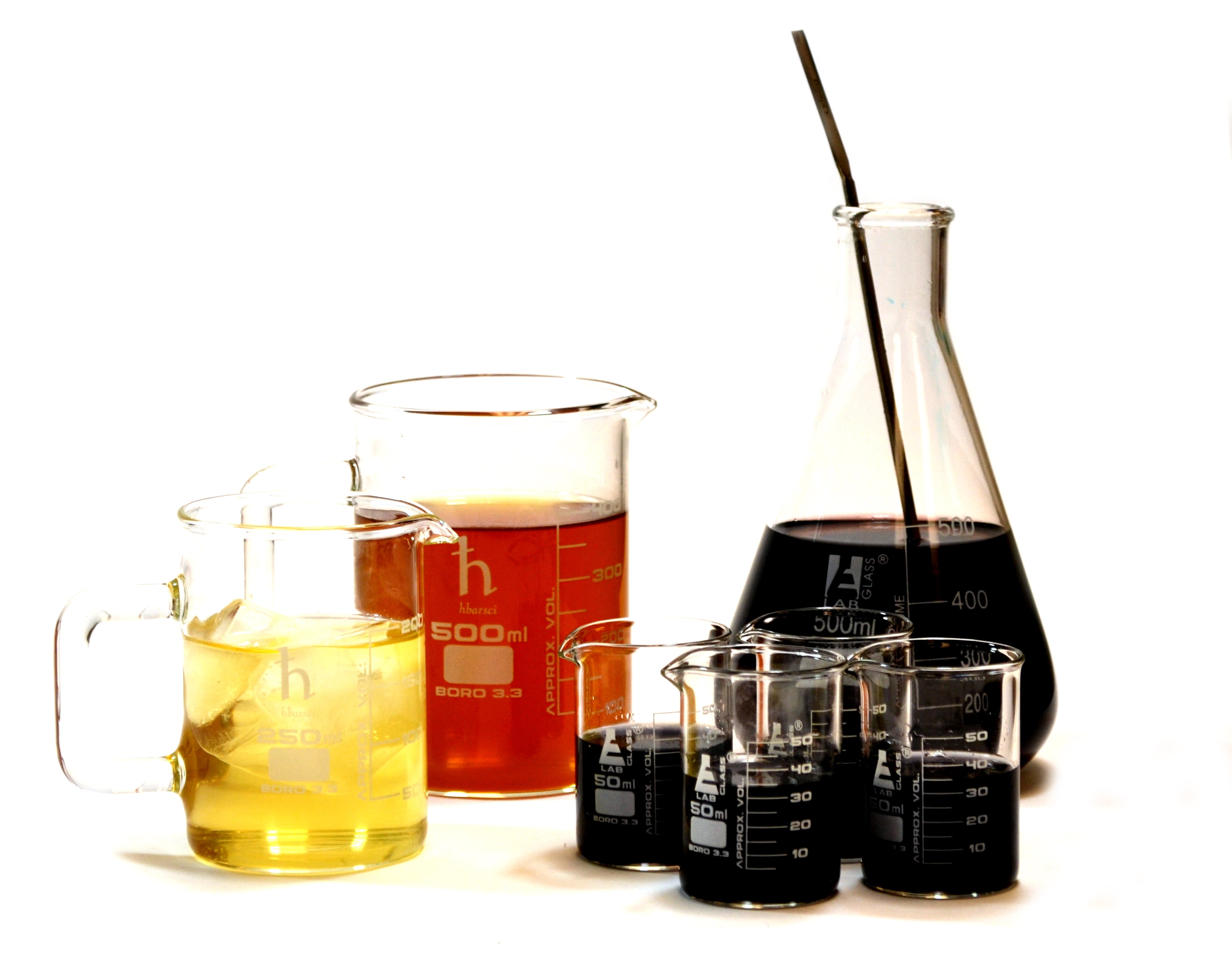 Premium Laboratory Glass Bar Set- (4) Beaker Shotglasses, (1) 16.9oz ...