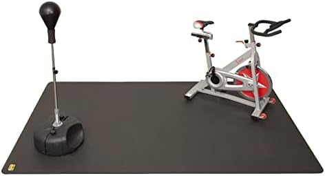 Premium Large Exercise Mat - 10 ft X 6 ft X 1/4" Thick Durable Workout ...