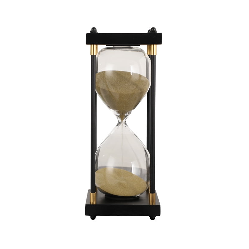 Premium Large Hourglass Sand Timer 60 Minutes, Decorative Sandglass ...