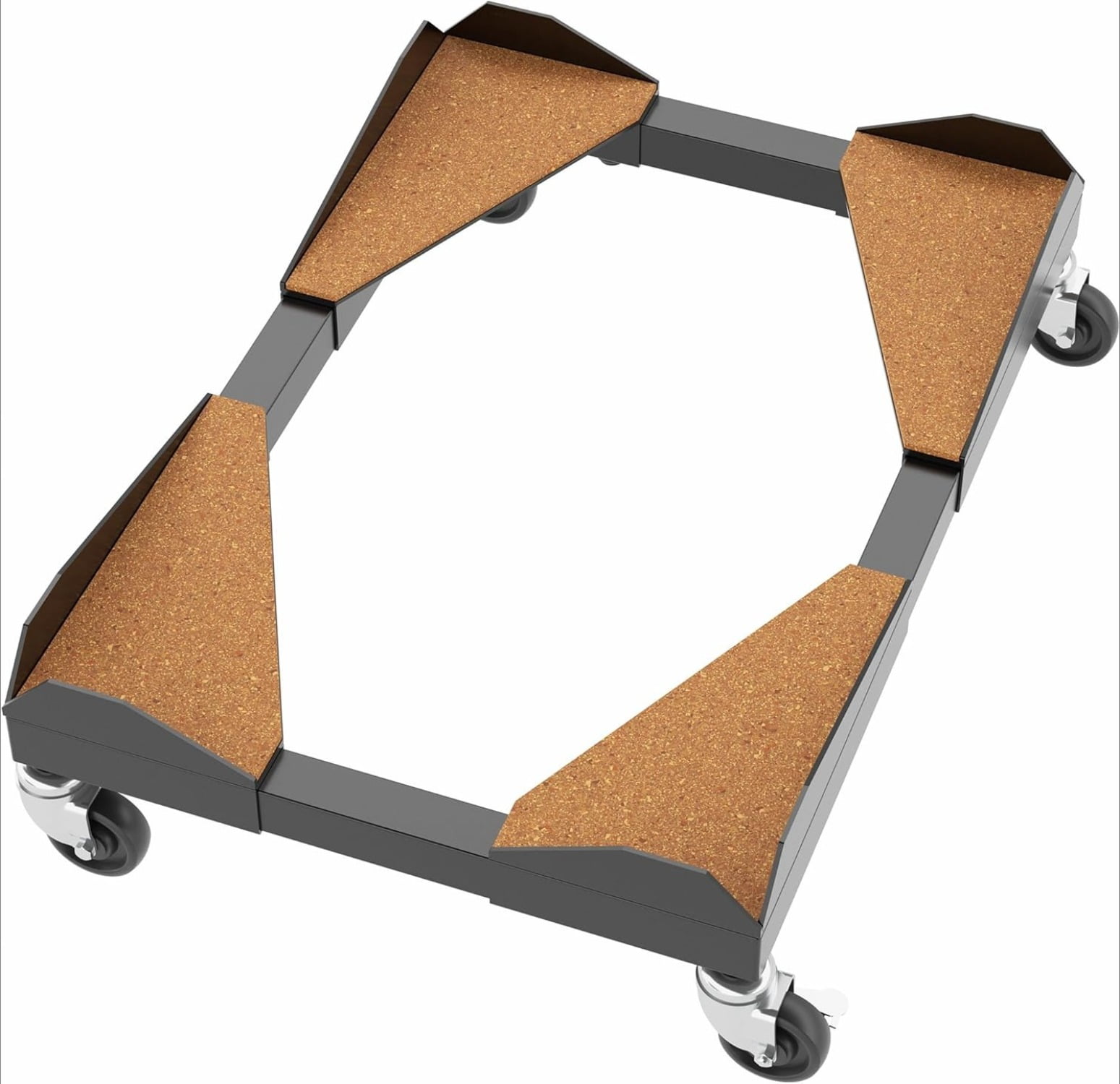 Premium Large Steel PC Cart, Rolling CPU Trolley, Adjustable Mobile ...