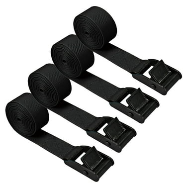 1" x 20 ft Lashing Strap with Buckles, 2 Pcs Cam Buckle Tie Down Straps ...