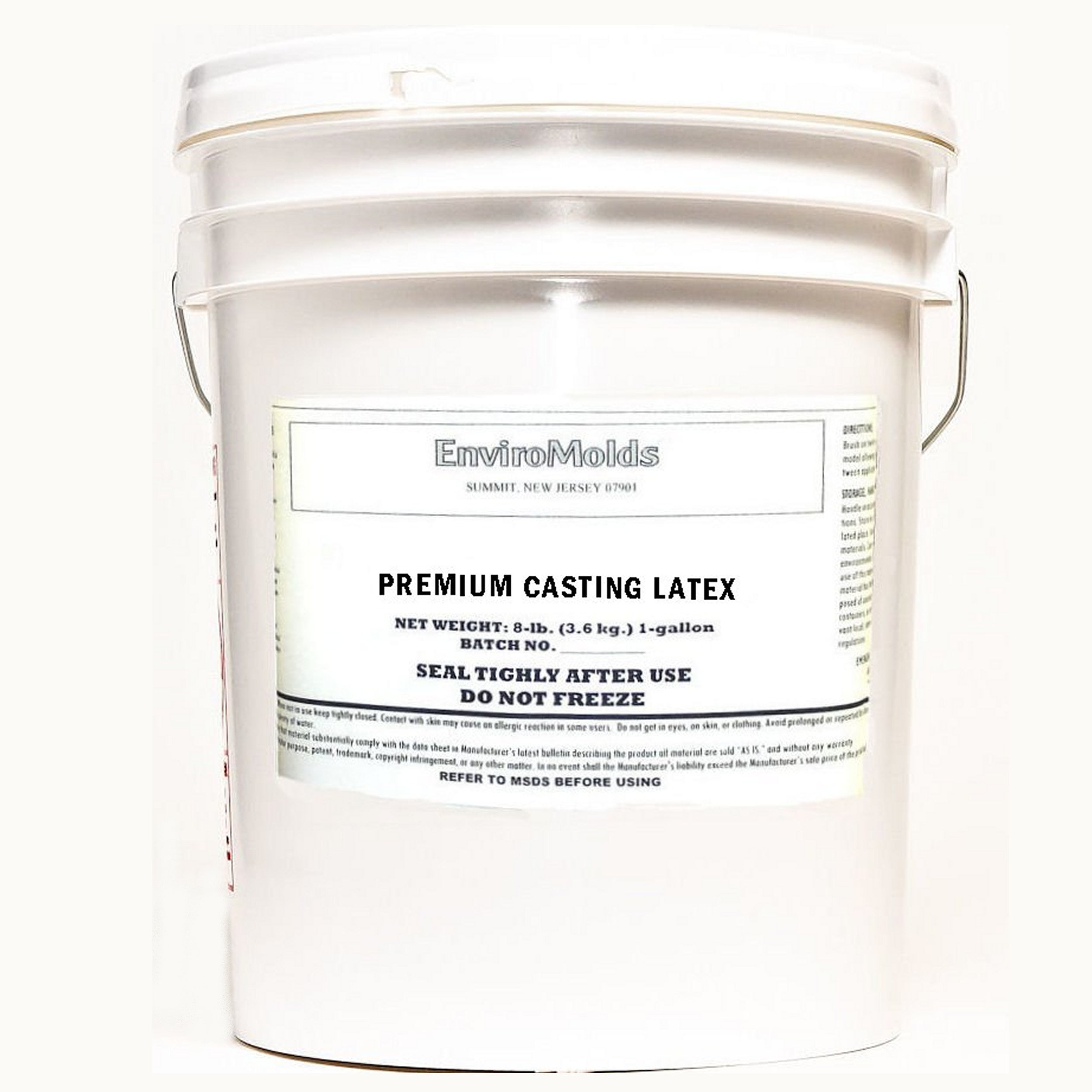 Premium Latex Casting Rubber - 5-gal. - by EnvironMolds for Casting ...