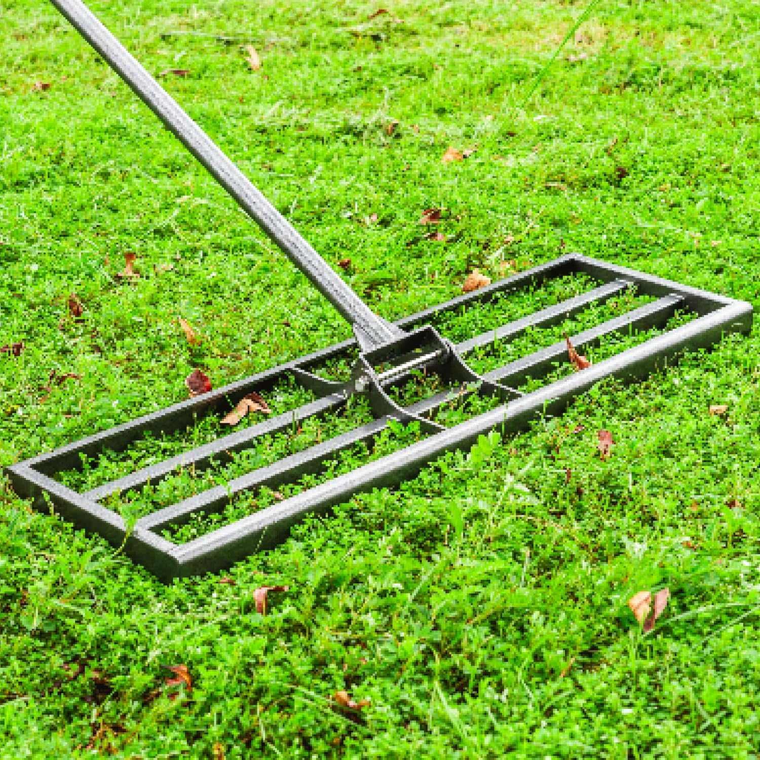 Premium Lawn Leveling Rake with Rounded Edges – 30" x 10" Heavy Duty ...