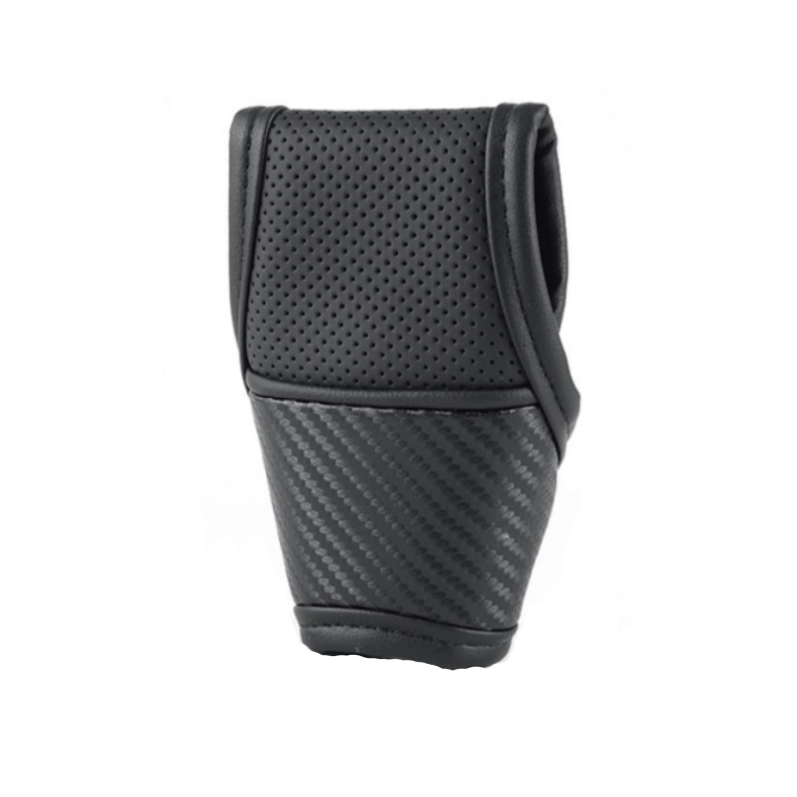 Premium Leather Car Seat Belt Pad Cover Ergonomic Design with Carbon ...