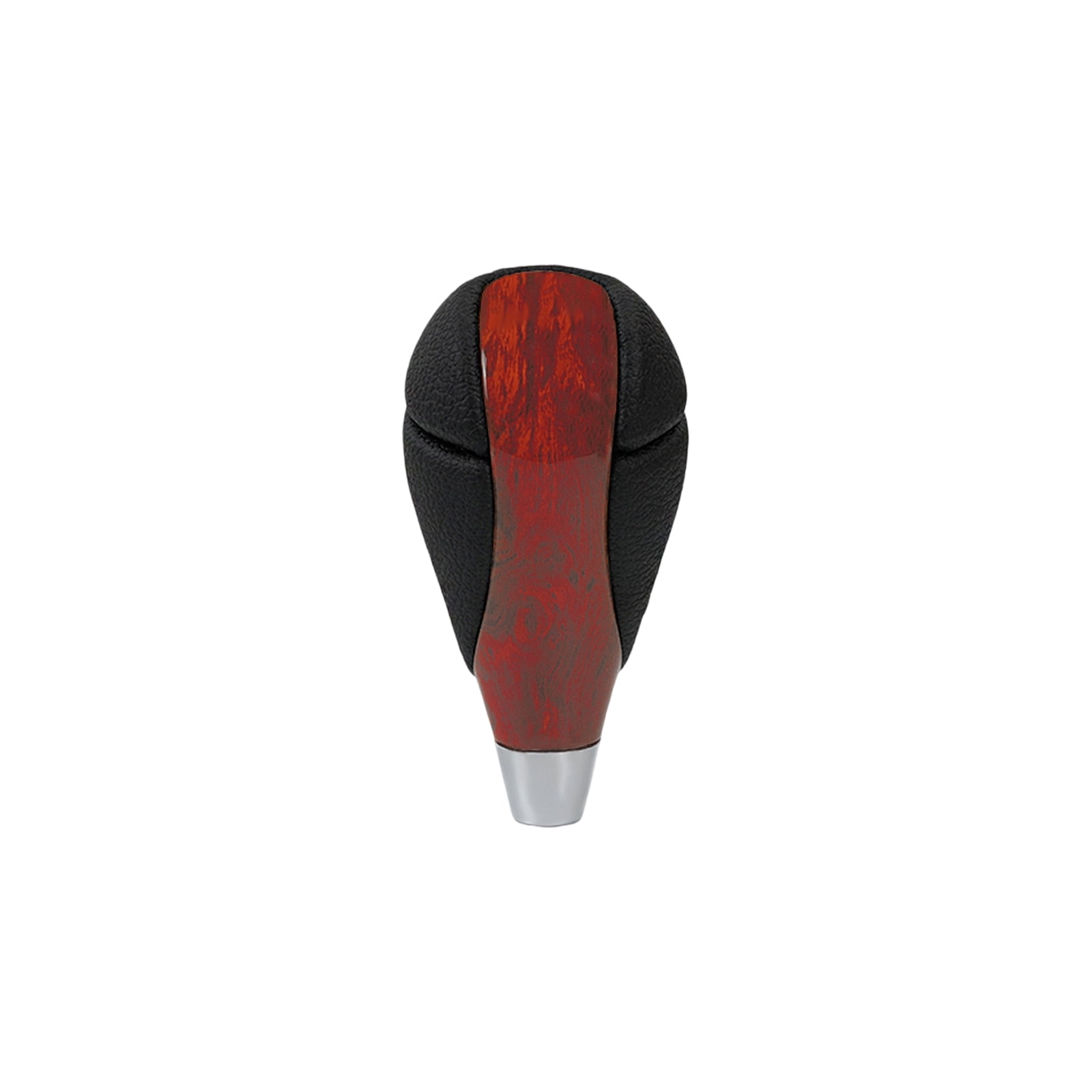 Premium Leather Chrome Gear Shift Knob, Universal Automatic Manual ...