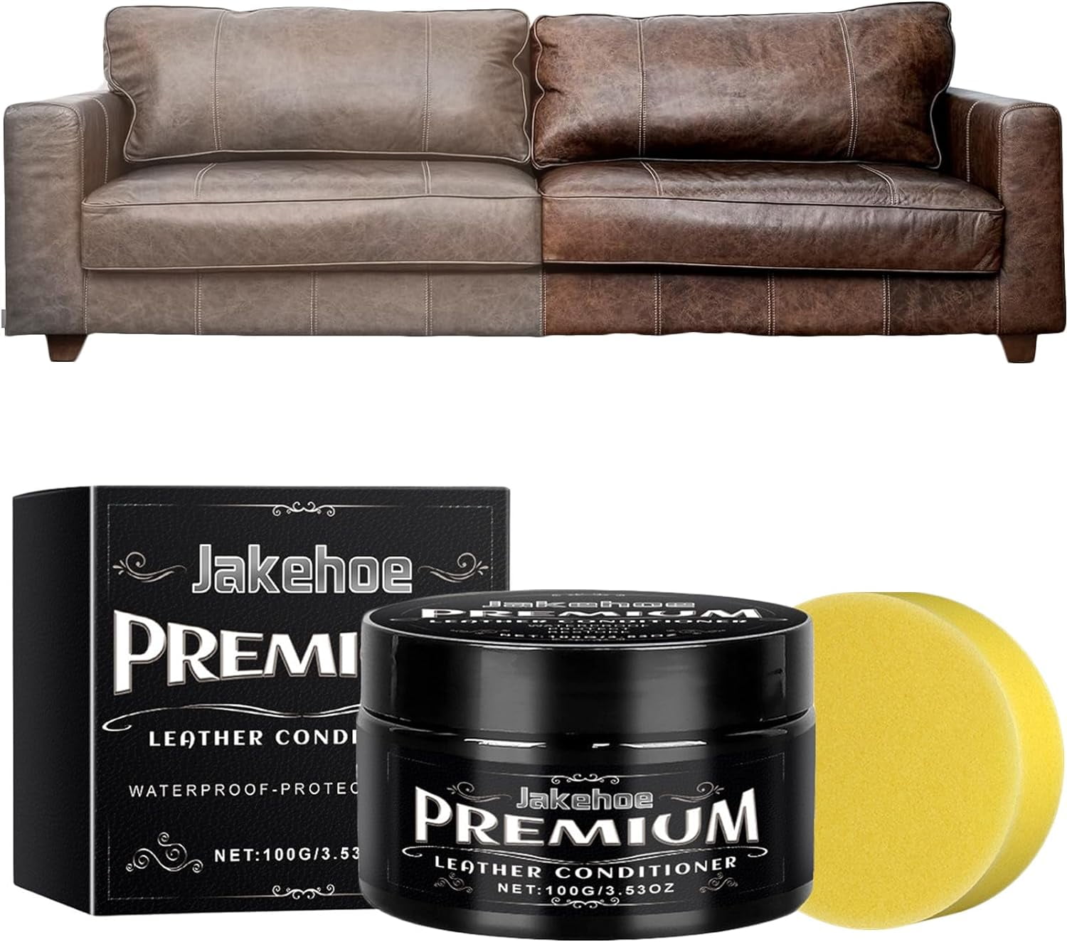 Premium Leather Conditioner, All-Natural Leather Cleaner and ...