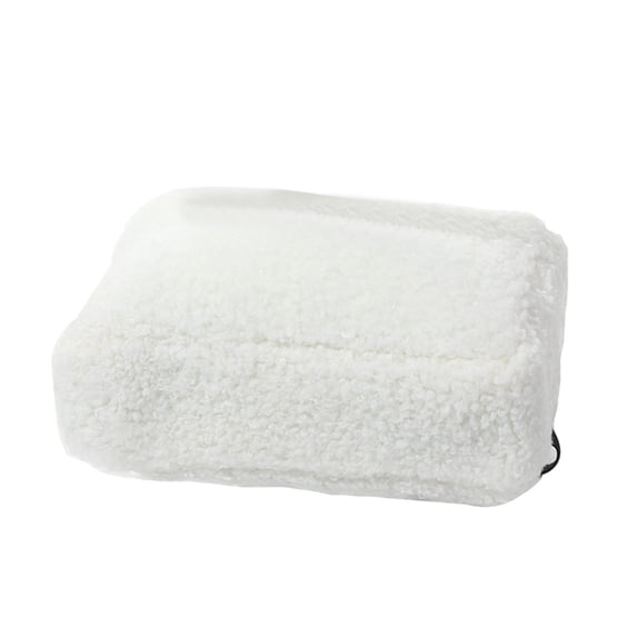 Premium Leather Fleece Car Tissue Cover with Universal Fit and Back ...