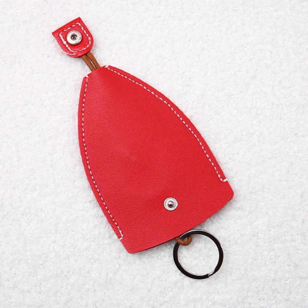 Premium Leather Key Case with Pull Out Design Large Capacity Key Sleeve ...